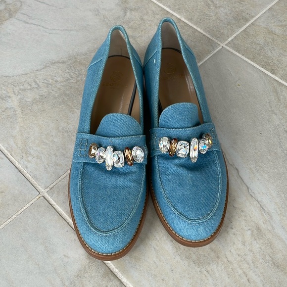 Brother Vellies | Shoes | Brother Vellies Denim Loafers With Crystals ...
